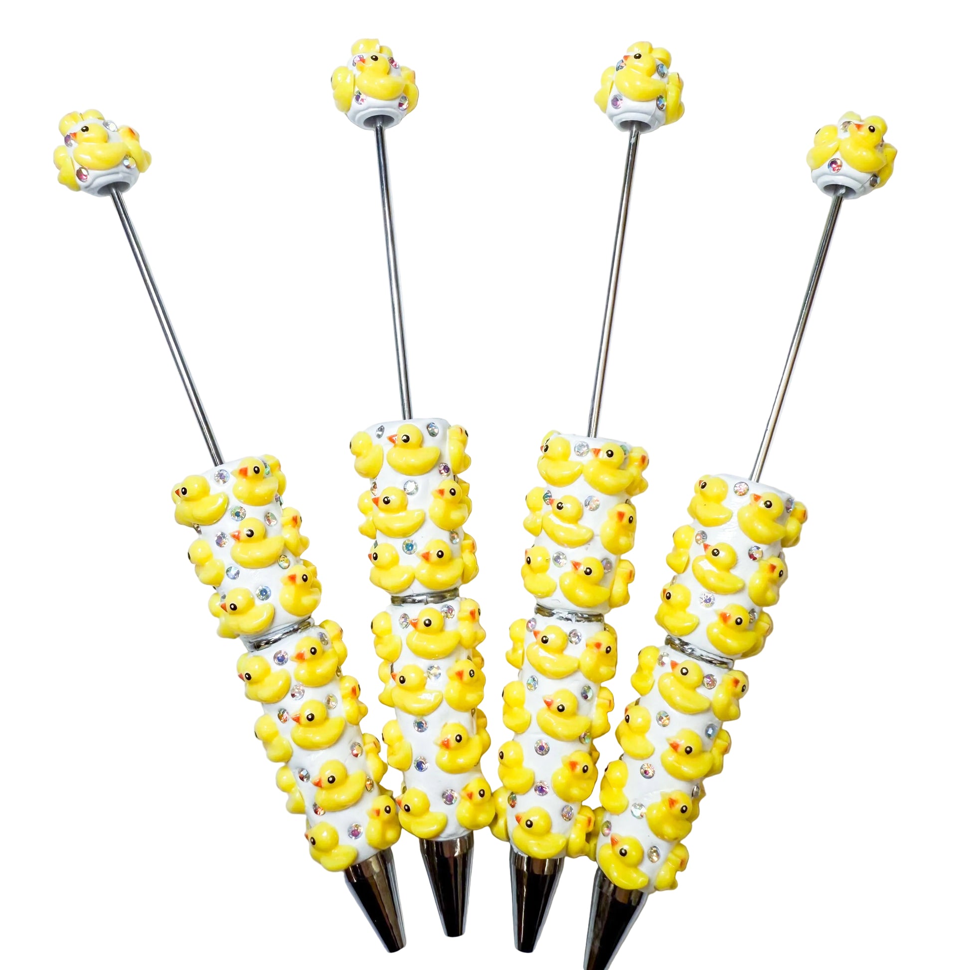 Fancy Ducks & Rhinestones Beadable Pens (1pc) – Little Alien Supply